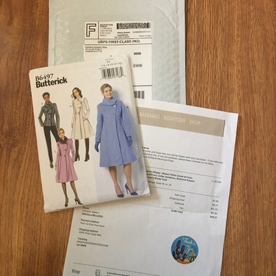 Sewing Pattern Misses Misses' Petite Jacket & Coats Asymmetrical Front ...