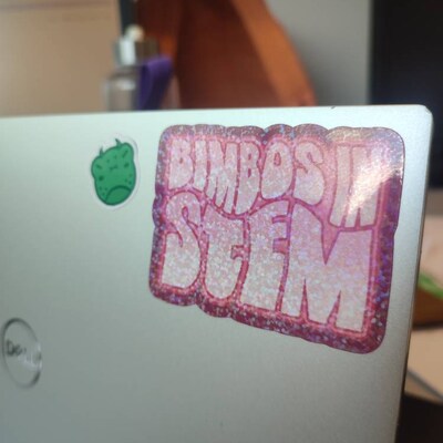 Sad Clown Frog Sticker Original Sparkle Vinyl Sticker Glossy ...