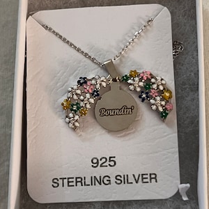 Good Luck Angel Pendant Necklace, Angel Wings Necklace, Silver Cherub ...