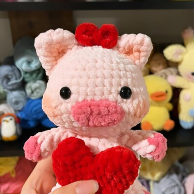 Crochet Pattern Susu the Valentine Pig - Etsy