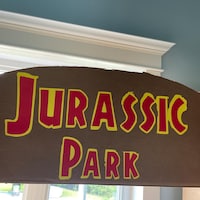 Printable Jurassic Park Gate Entrance Letters/banner , Instant Download ...