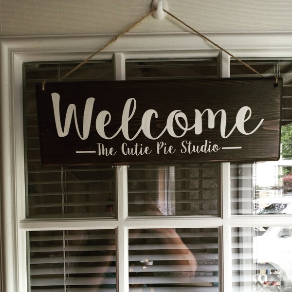 Welcome Sign | Welcome Door Sign | Personalized Sign | Family Name Sign ...
