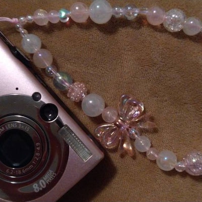 Pink Bow Tie Phone Charm Strap, Phone Lanyard, Phone Accessory, Gift ...