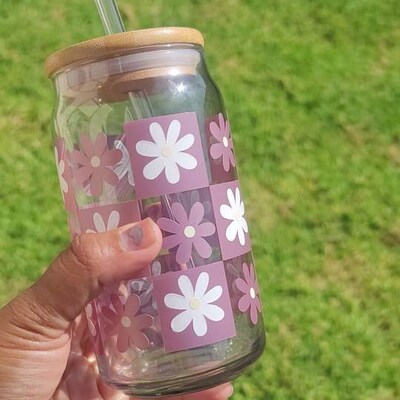 Bows Can Cup Wrap, Girly Libbey Glass Can Wrap, Bows Glass Can Cutfile ...