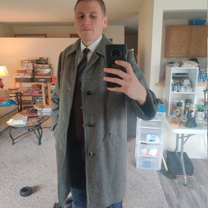 Vintage Early 1960's Men's louis Roth Suit Coat. Narrow Lapel Turnback ...