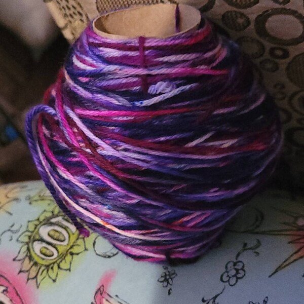 Orion Nebula Galaxy Hand Dyed Variegated Yarn, Superwash Merino Wool ...