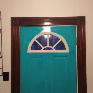 Wooden Rosette 45 Square Door Window Trim 3 Diameter Circle - Etsy