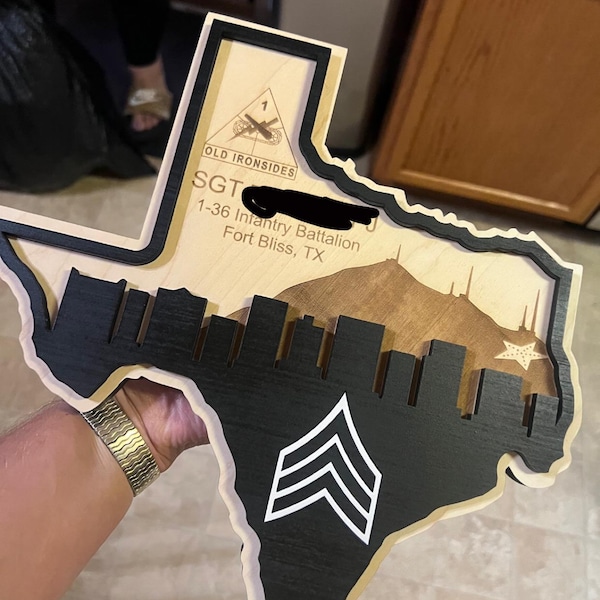 Custom Police Shield Wall Plaque - Personalized Thin Blue Line Design ...
