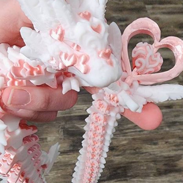Light Heart Dragon a Cinderwing3d Design - 3D Printed Articulated ...