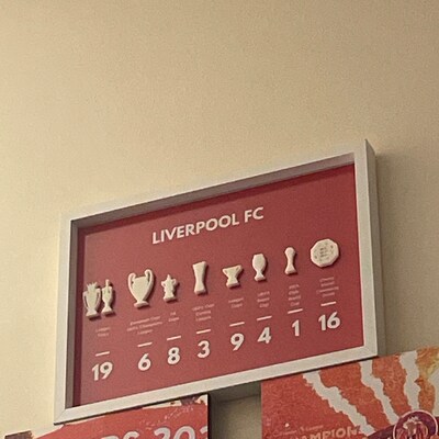 Liverpool FC Champions Wall Trophy Box - Etsy