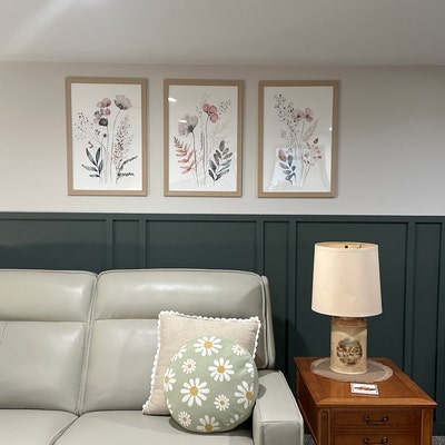 Wildflower Home Decor Wall Art for Living Room Wild Floral Artwork Set ...