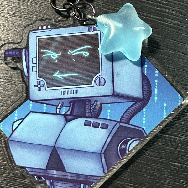 Catboy Glass Joe & Great Tiger Punch-out Acrylic Charms - Etsy