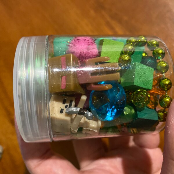 Minecraft Inspired Party Favor Play Dough Jars - Etsy Canada