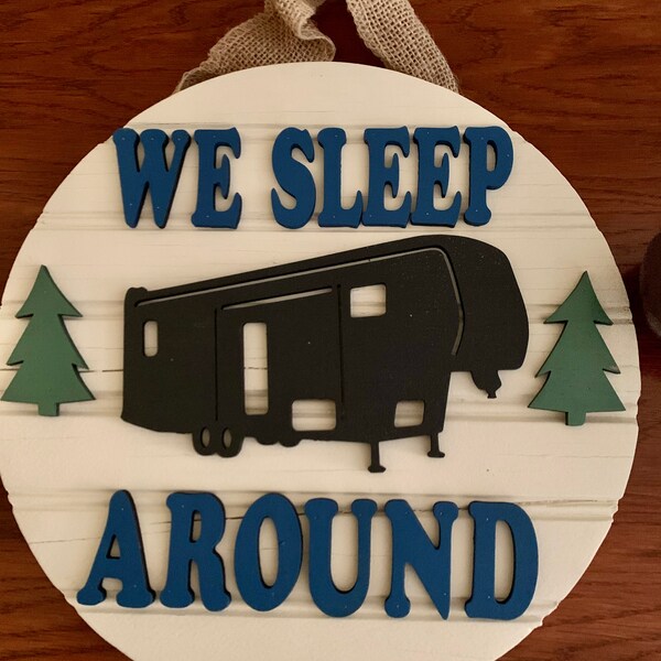 RV Sign - RV Gift - Camper Gift - Small RV Sign - Funny Camper Sign ...