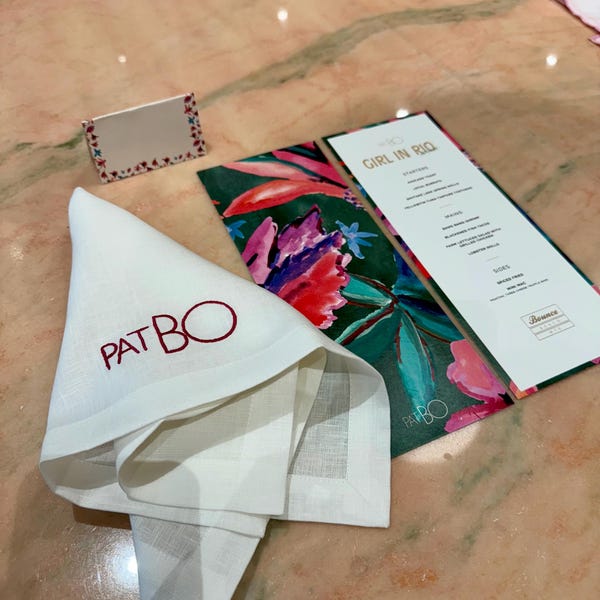 Company Logo Embroidered Luxury Linen Napkin, Custom Logo Embroidered ...