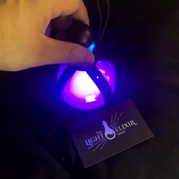 Glowing Light Elixir in Medium Potion Bottle With Leather Holster, USB Rechargeable - Etsy