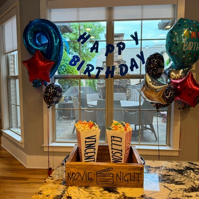 Movie Night Box, Movie Night Snack Box, Movie Night Gift Box, Movie ...