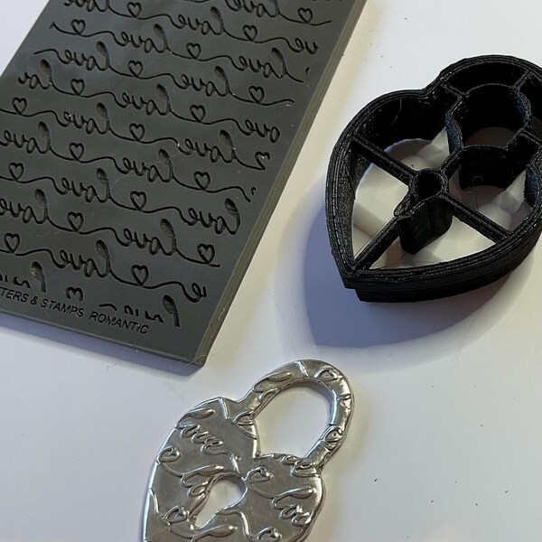 BLOSSOM PRESS Texture Mat for Polymer Clay | Clay Pattern Stamps ...