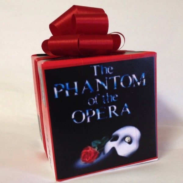 Phantom of the Opera Music Box Wrapped as a Gift - Etsy
