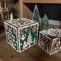 Bundle of 3D Christmas Ornaments, Tree Decorations Craft Set, Hanging ...