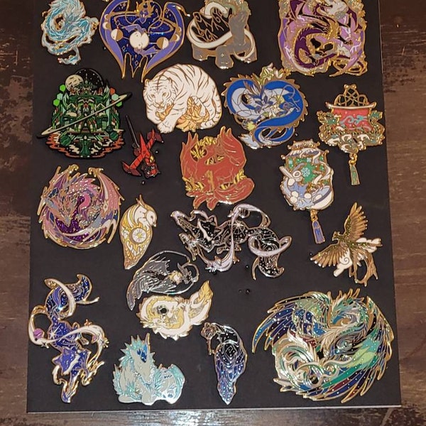 Three Wing Seraph Angel/goddess Wing Collar Pins - Etsy