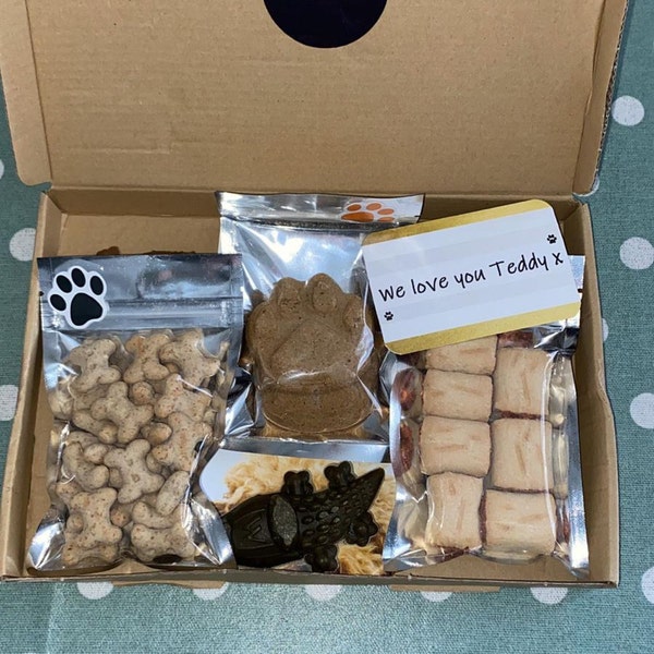 Letterbox Dog Treat Box: Gourmet Dog Gift With Free UK Delivery Dog ...