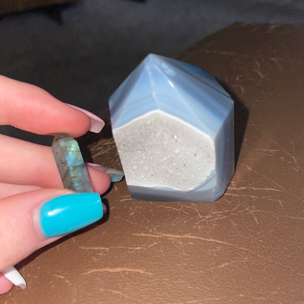 Green to Brown Sugar Amethyst Crystal | Premium Sugar Amethyst for ...