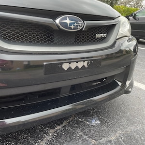 License Plate Deletes Laser Cut and Engraved From Acrylic for | Etsy