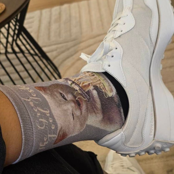 Unisex Cartoon Joker Face Socks, Adorable Crazy Socks, Movie Print ...