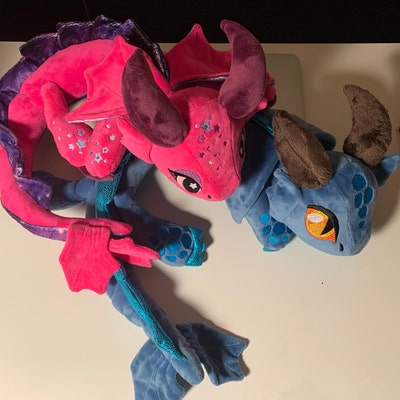 Neck Dragon Plush Sewing Pattern .pdf Tutorial Posable - Etsy