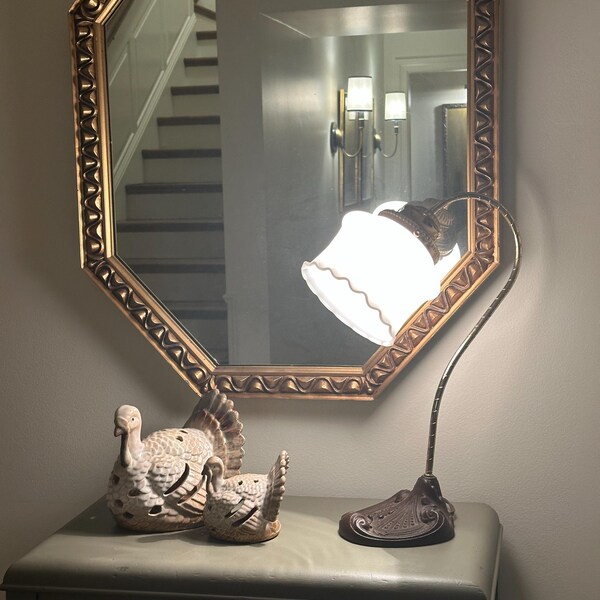 Vintage Wave Lamp~ Post Modern Deco-circa 1970-1980s (13.5 Inch Tall ...