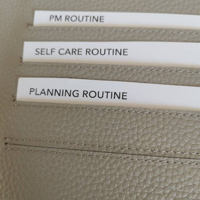 ROUTINE MINIMAL FILLABLE Planner Cards Bundle Routine Cards Task Cards ...