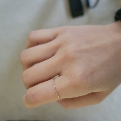 Raso Chain Ring, Soft Ring, Minimalist Ring, Dainty Ring, Chain Ring ...
