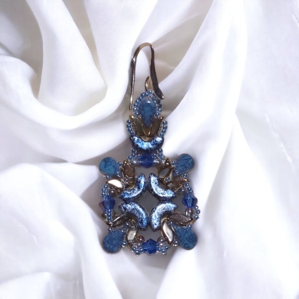 Tulips Earrings Tutorial Beading Pattern Earrings Pattern Arcos ...