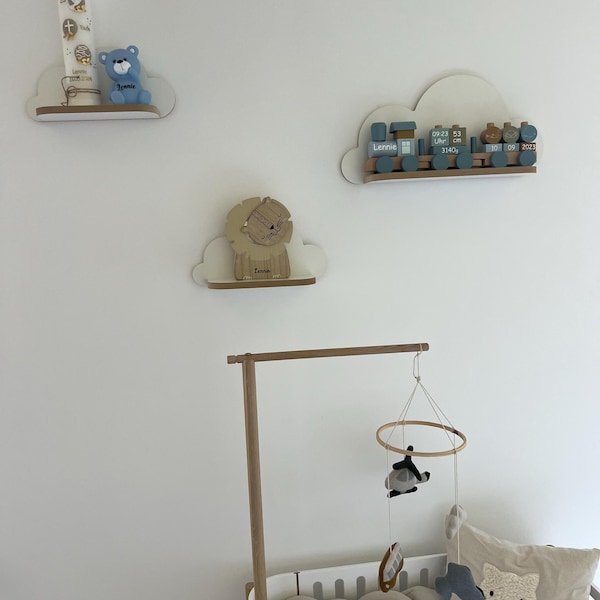 Bunny Shelf, Nursery Decor, Kids Room, Rabbit, Shelf for Baby, Wall ...