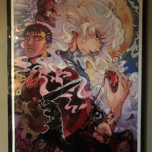 Berserk Story Poster Print: Griffith, Guts, Casca - Etsy