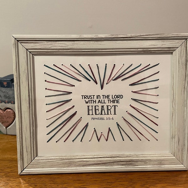 Trust in the Lord With All Your Heart Craft, Scripture Crafts for Girls ...