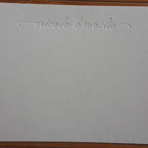 The Requisite Card Custom Letterpress Printed Calling Cards - Etsy