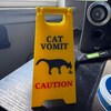 5-inch Cat Vomit Sign - Etsy