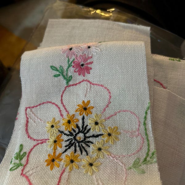 A Very Special Quilted Point Squares Custom Embroidered Quilt Label ...