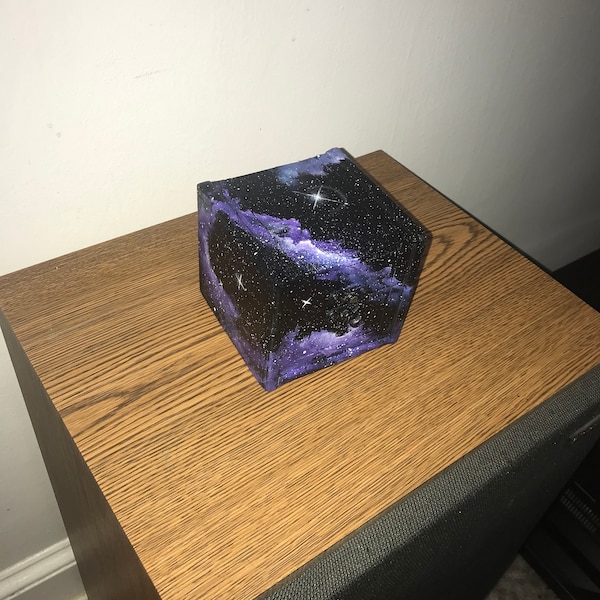 Galaxy Box Hand Painted Chest Outerspace Original Art Jewelry Wooden ...