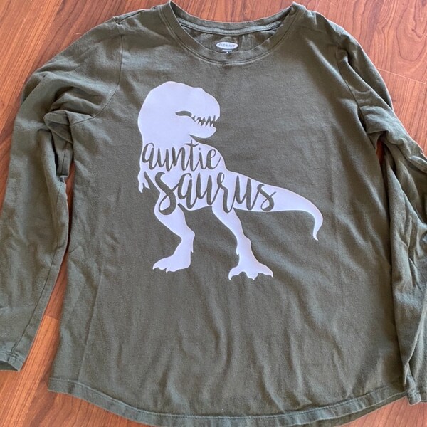 Auntie Saurus Svg File DXF Silhouette Print Vinyl Cricut Cutting SVG T ...