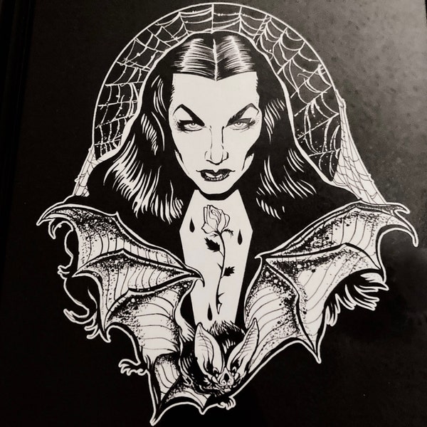 Vampira Art Print! Queen of the Night Fine Art Print and Canvas Ready ...