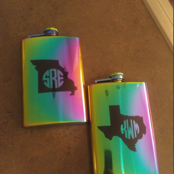 Texas Monogram Decal, Tumbler Decal Texas, Texas Outline Decal, State ...