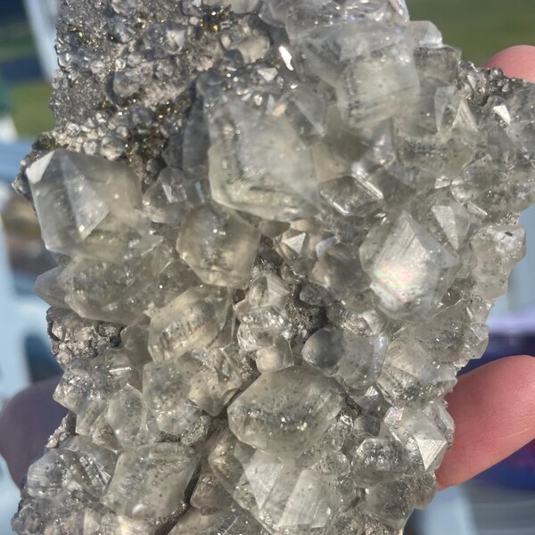 Goethite Epimorph Selenite Crystals Santa Eulalia, Mexico Black ...