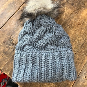 CROCHET PATTERN / Braided Crochet Hat - Etsy