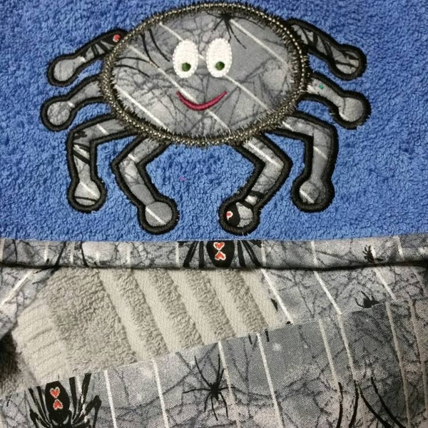 Hairy Spider Digital Machine Embroidery Applique Design 4 Size Spider ...