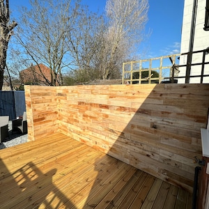 Reclaimed Pallet Wood Wall Cladding, Rustic Timber Planks, Interior ...