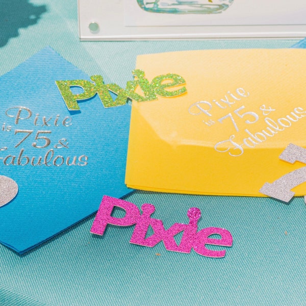 75th Birthday Decoration, 75 Confetti, Personalized 75th Birthday ...