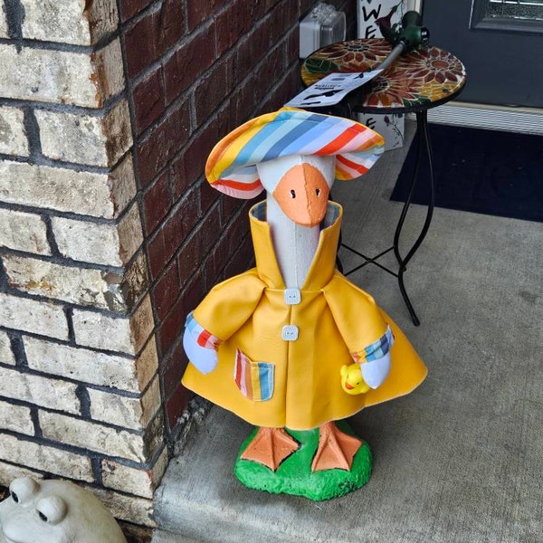 Gary Goose Needed a Yellow Slicker Goose Outfit by Goose Clothes and ...